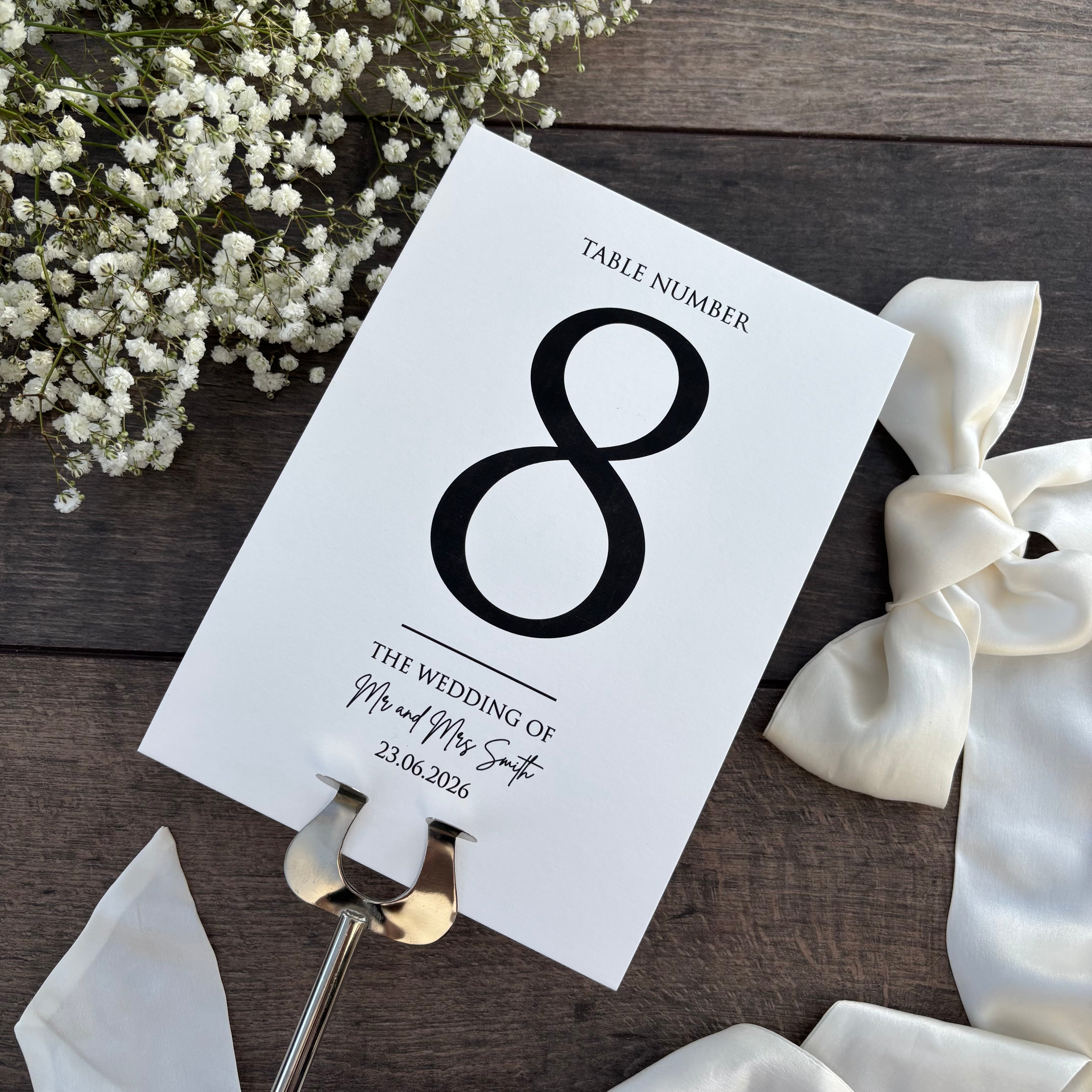 Eva Table Numbers Sign – THEIA ROCKS