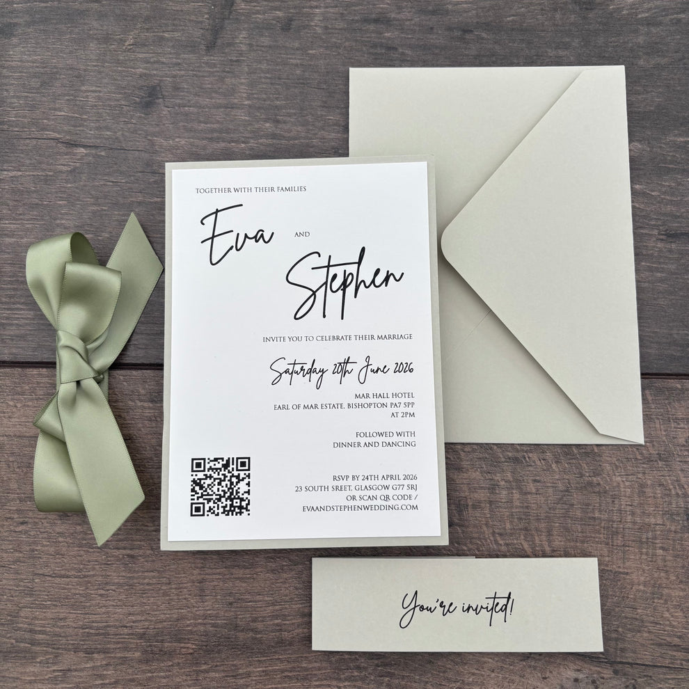 Eva Invitation with Back Pocket – THEIA ROCKS