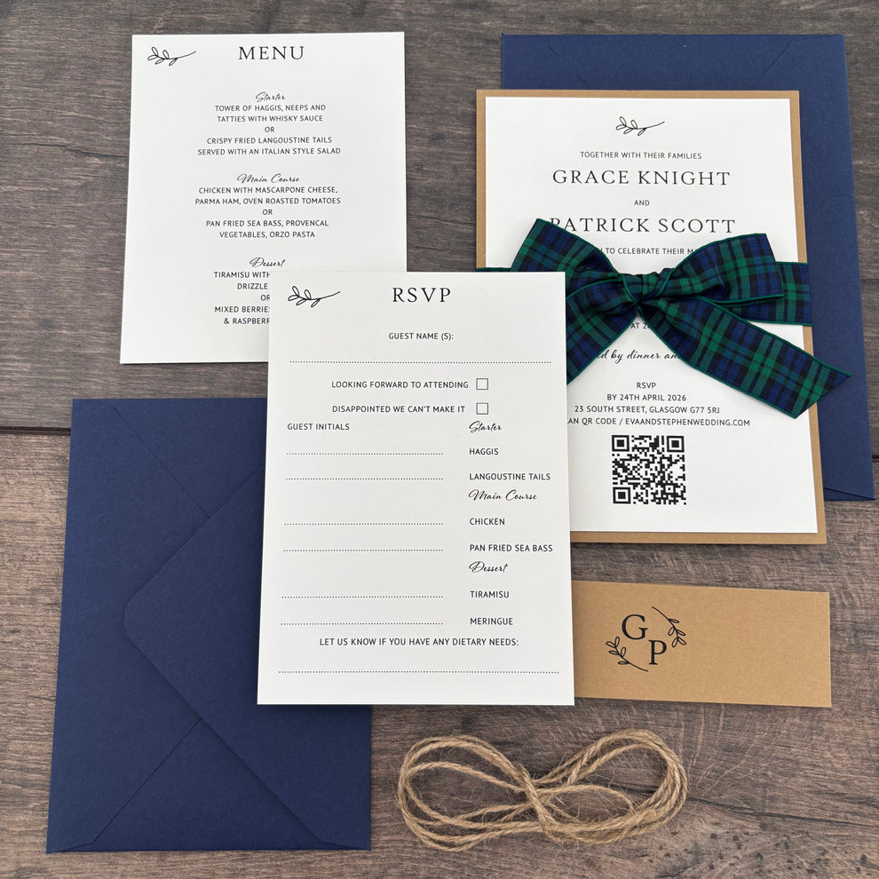 Grace Invitation with Back Pocket – THEIA ROCKS